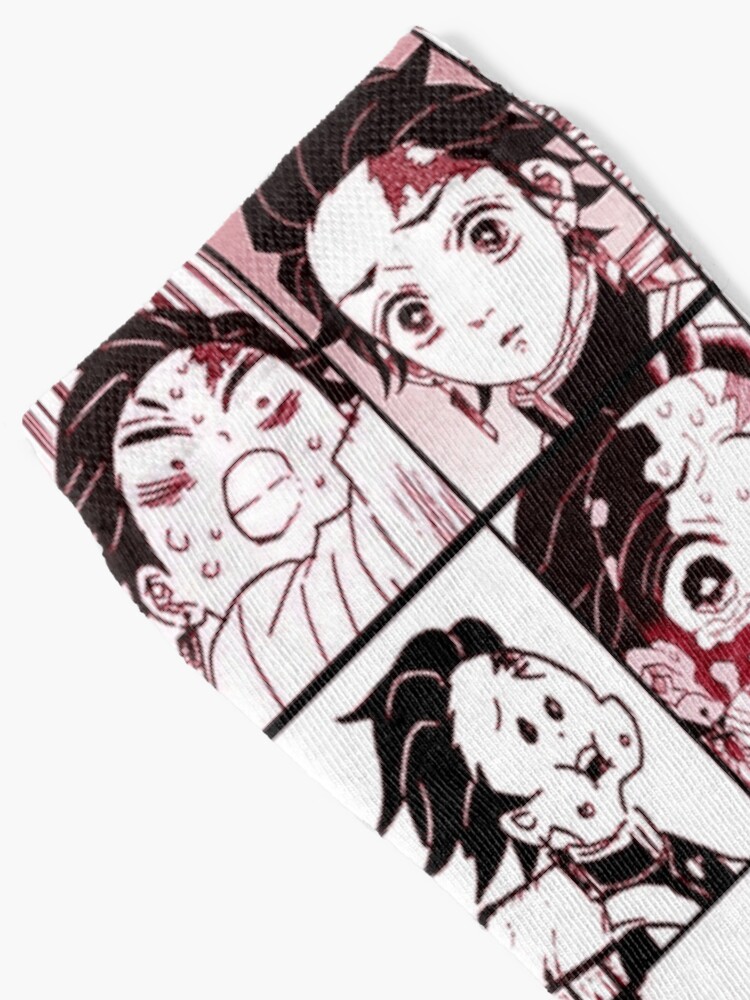 "Tanjiro - Demon Slayer Kimetsu no yaiba Collage" Socks by Angellinx3 ...