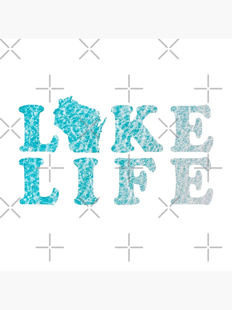 "Wisconsin Lake Life in the Great Lakes" Poster by GreatLakesLocal ...