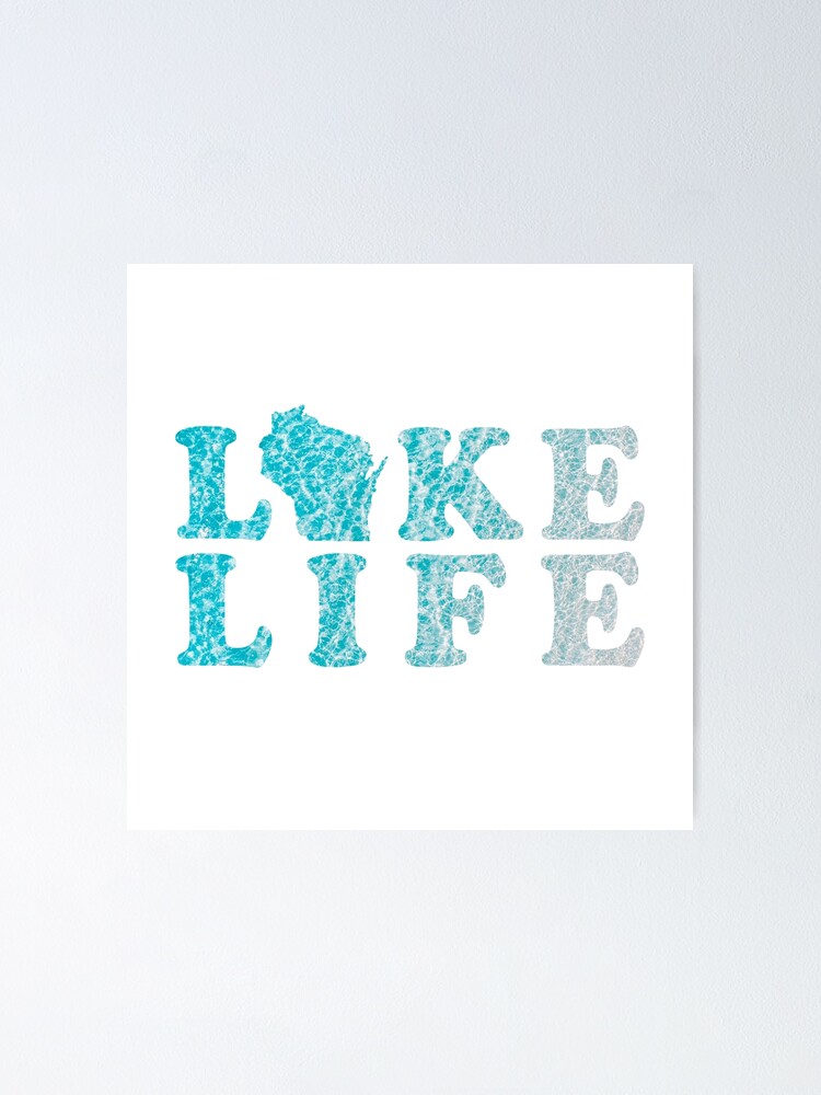 "Wisconsin Lake Life in the Great Lakes" Poster by GreatLakesLocal ...