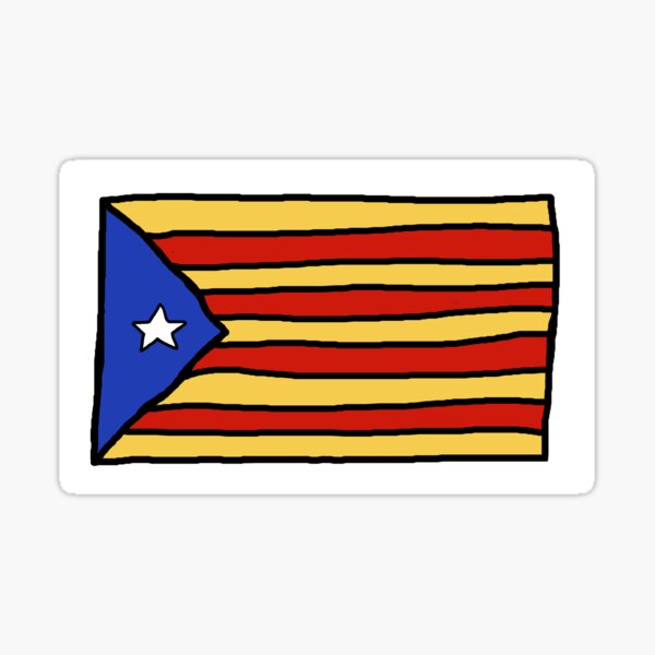 "Catalan Independence Flag (L'Estelada)" Sticker for Sale by ...