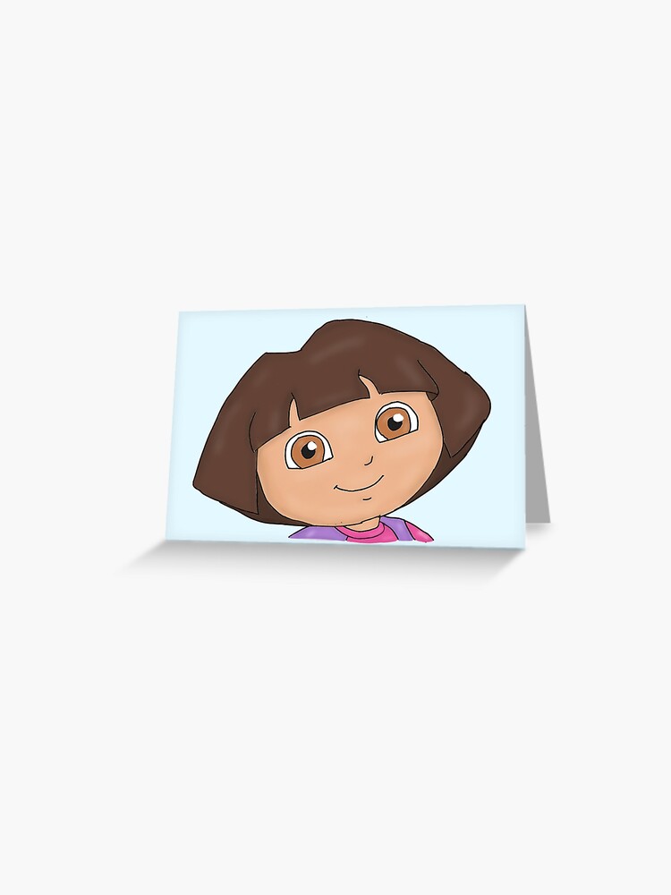 "Dora" Greeting Card for Sale by vpittore | Redbubble