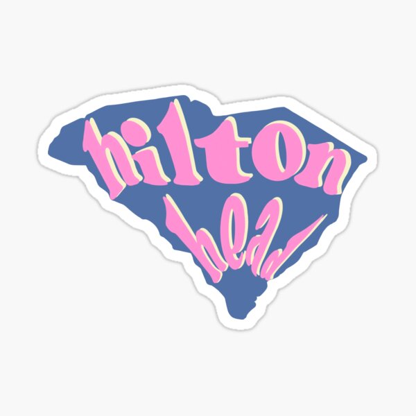 "Hilton Head" Sticker for Sale by evgnm123 | Redbubble