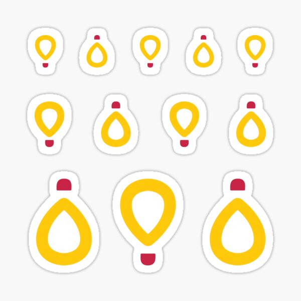 "CMN Balloons" Sticker by saudm | Redbubble