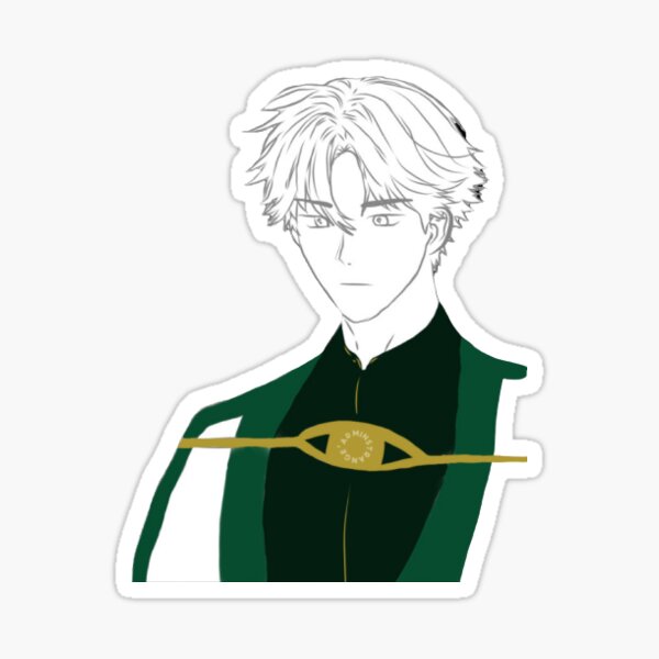 "Jumin Han in Mint Eye (Mystic Messenger)" Sticker for Sale by ...