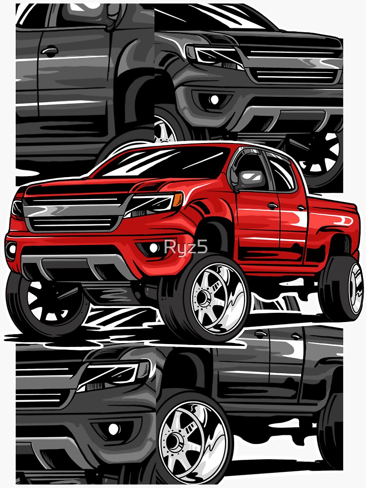 "Cevro colardo" Sticker for Sale by Ryz5 | Redbubble