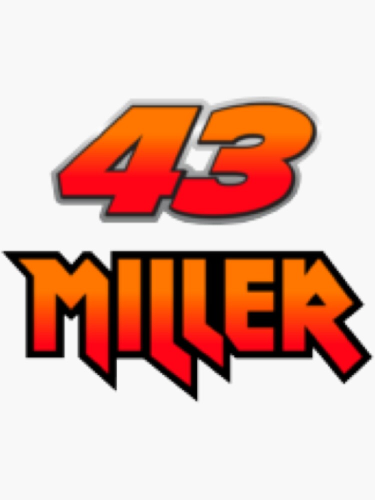 "Jack Miller" Sticker by Lightdragon913 | Redbubble