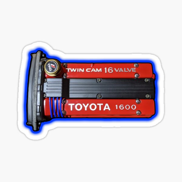 "4AGE Redtop" Sticker for Sale by Cars-on-Shirts | Redbubble