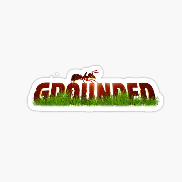 "Grounded Tshirt" Sticker for Sale by TK-TeesOfficial | Redbubble