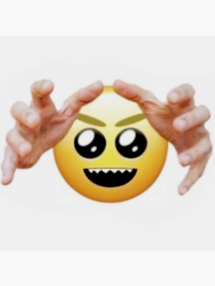 "Grabby Hands emoji" Sticker for Sale by freakshowfiend | Redbubble