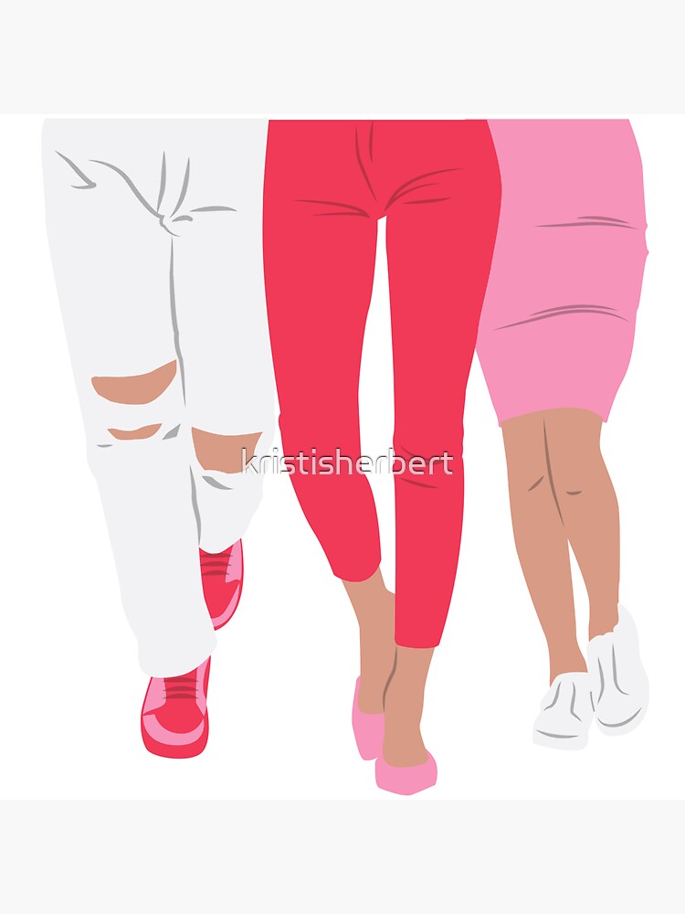 "Girl legs" Sticker for Sale by kristisherbert | Redbubble