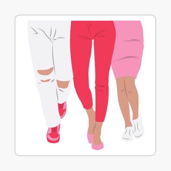 "Girl legs" Sticker for Sale by kristisherbert | Redbubble
