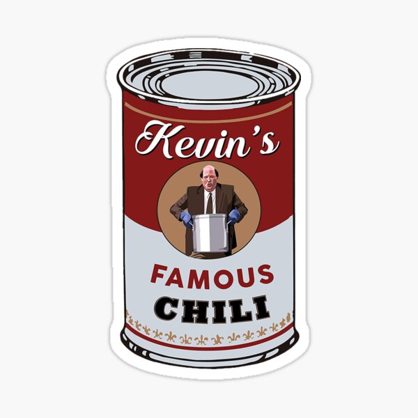 "Kevin's Famous Chili" Sticker for Sale by FanStickers- | Redbubble