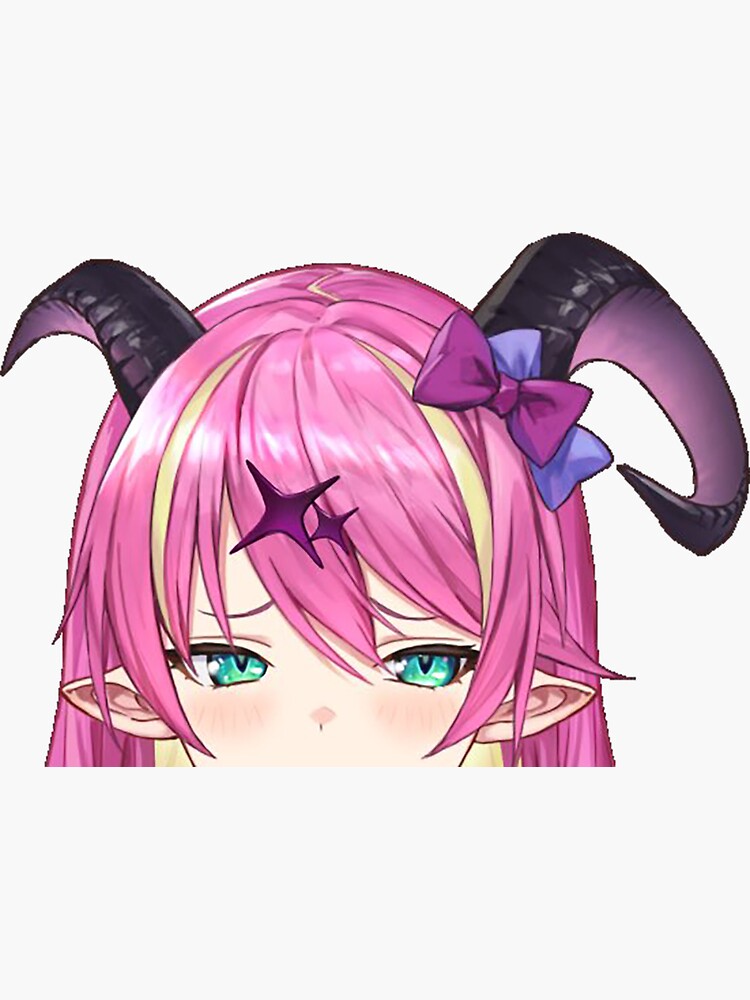 "Hololive Mano Aloe Peeker" Sticker for Sale by uruhahololover | Redbubble