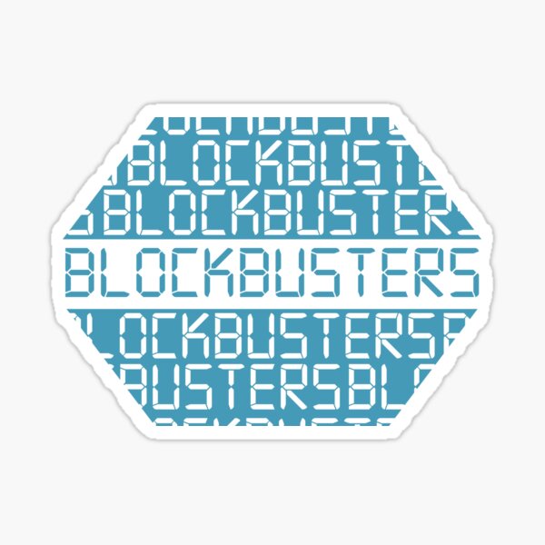 "Retro 80s Blockbusters TV Quiz Show" Sticker for Sale by McPod | Redbubble