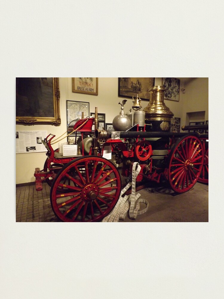 "Classic Fire Engine, Horse-Drawn Steam Engine, Circa 1901, New York ...