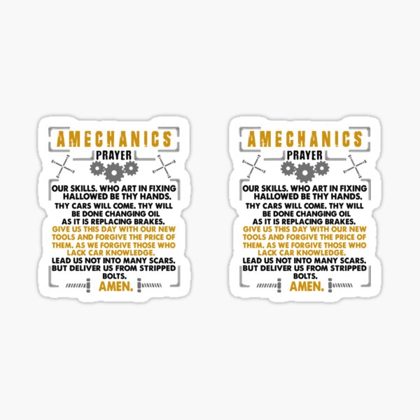 The Mechanics Prayer Gifts & Merchandise | Redbubble