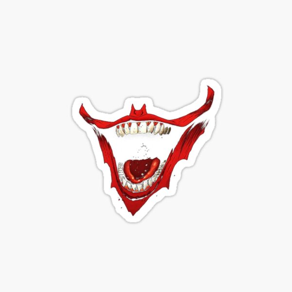 "Scary smile" Sticker by ganapk12 | Redbubble