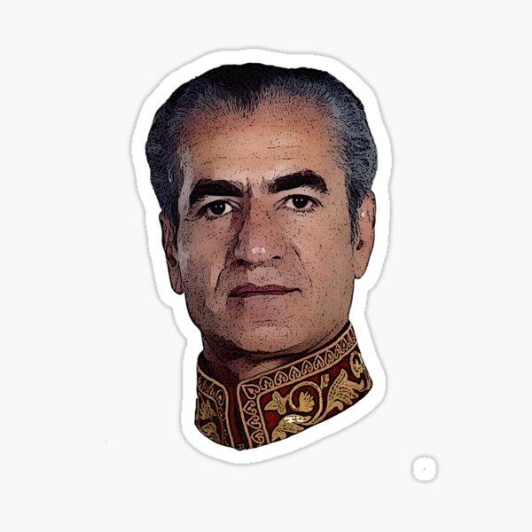 "Mohammad Reza Pahlavi" Sticker for Sale by historywardrobe | Redbubble