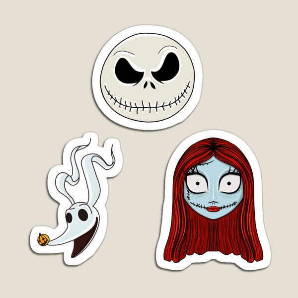 "Nightmare Before Christmas Set 2" Magnet for Sale by BossBitchCrafts ...