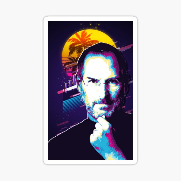"Steve Jobs" Sticker for Sale by dekuuu | Redbubble
