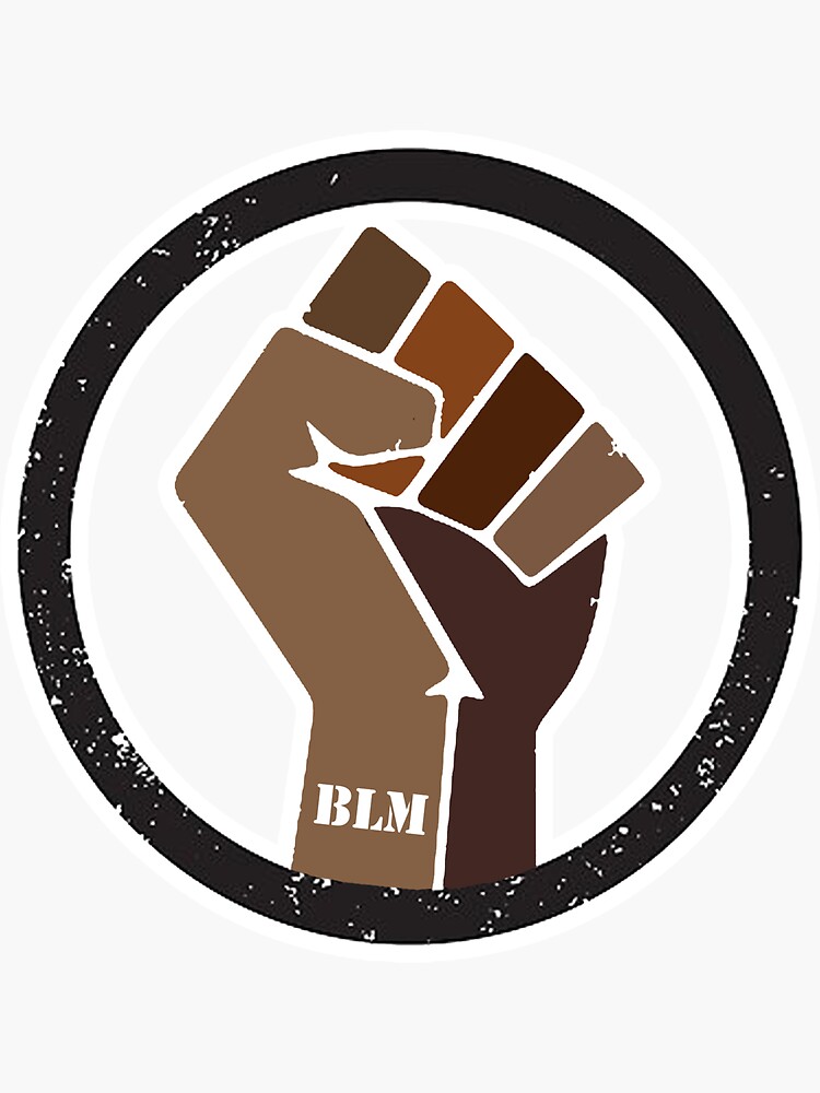 "Black Lives Matter Logo" Sticker by SamoEwone | Redbubble