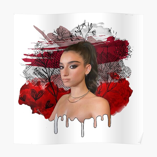 "Dixie D’Amelio Drawing" Poster by StellaWestArt | Redbubble
