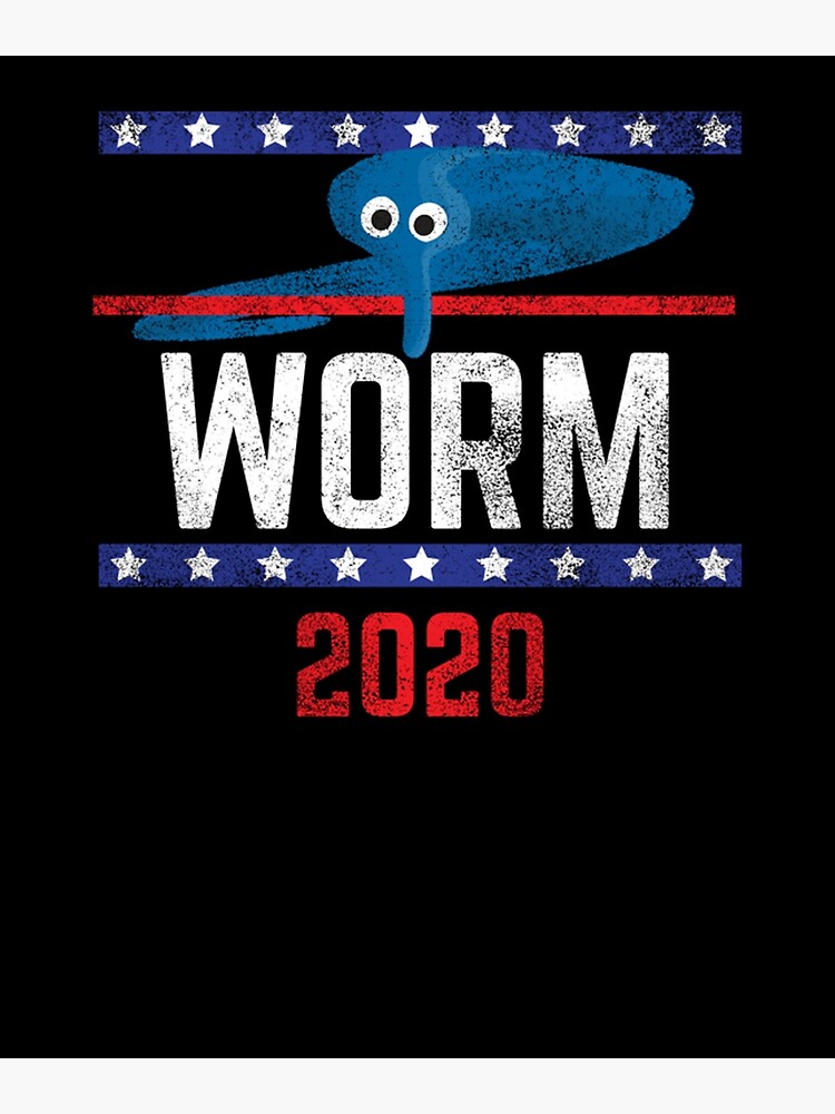"Magic Worm On A String Meme Blue Worm 2020 for" Poster for Sale by ...
