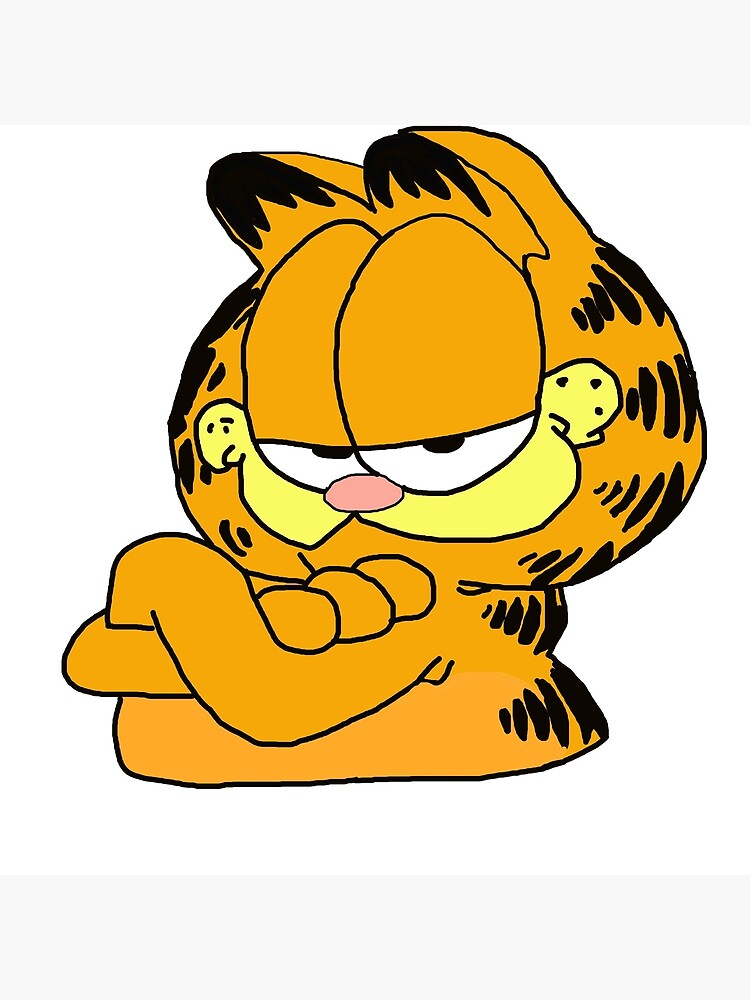 "best garfield style" Framed Art Print for Sale by RNEdesign | Redbubble