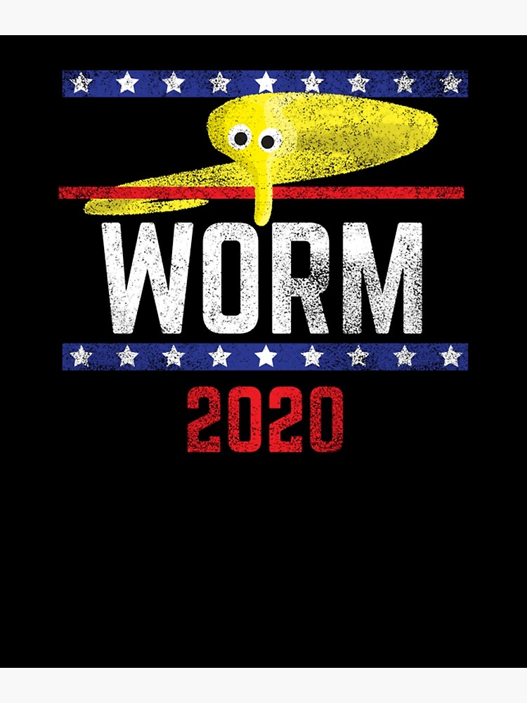 "Magic Worm On A String Meme Yellow Worm 2020 for" Art Print for Sale ...