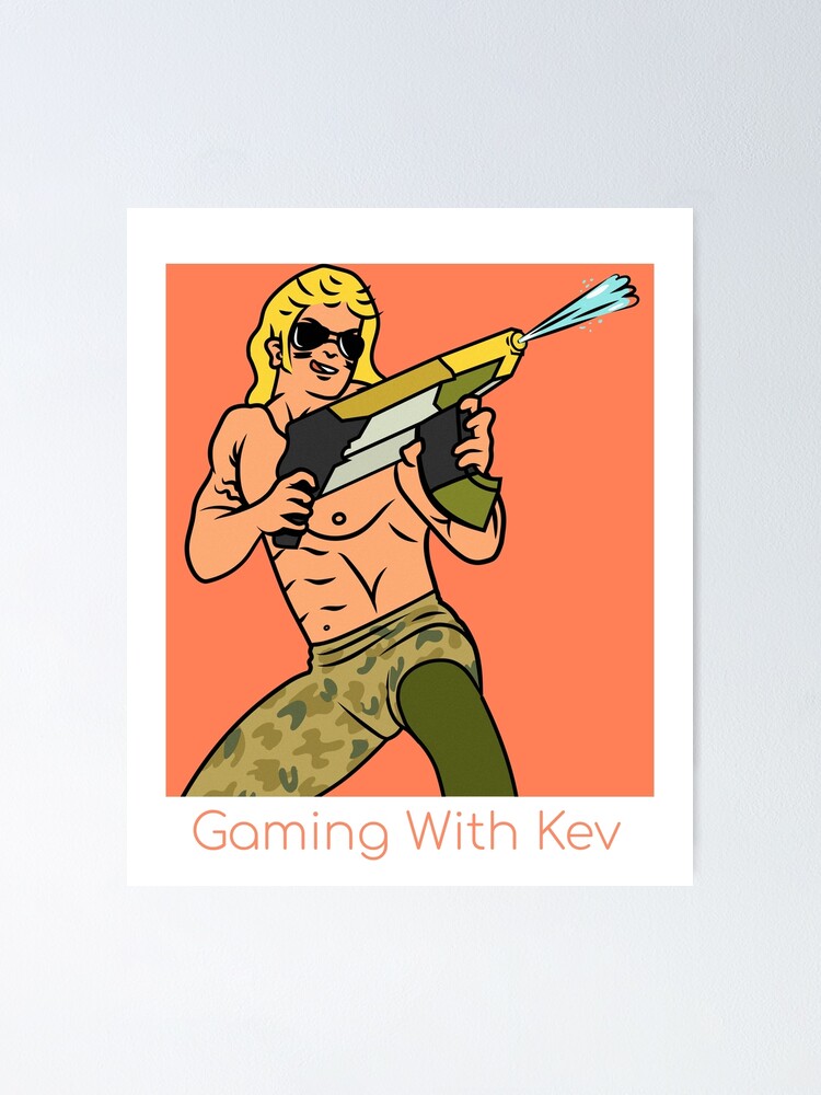 "Gaming with Kev " Poster by yairgriffin | Redbubble