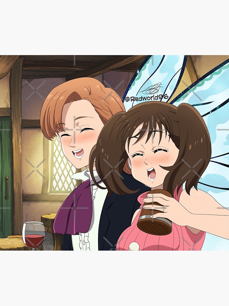 "King and Diane, Nanatsu no Taizai" Poster for Sale by Redworld96 | Redbubble