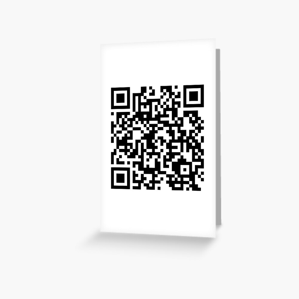 "Get Stick Bugged QR Code" Greeting Card by stersabriz | Redbubble