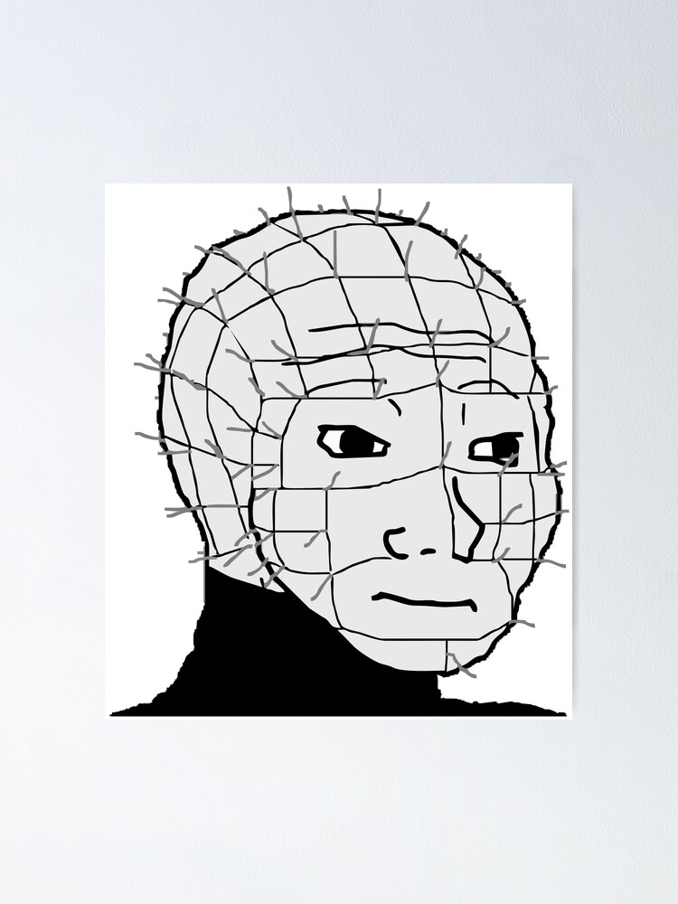 "Wojack Pinhead" Poster by snec | Redbubble