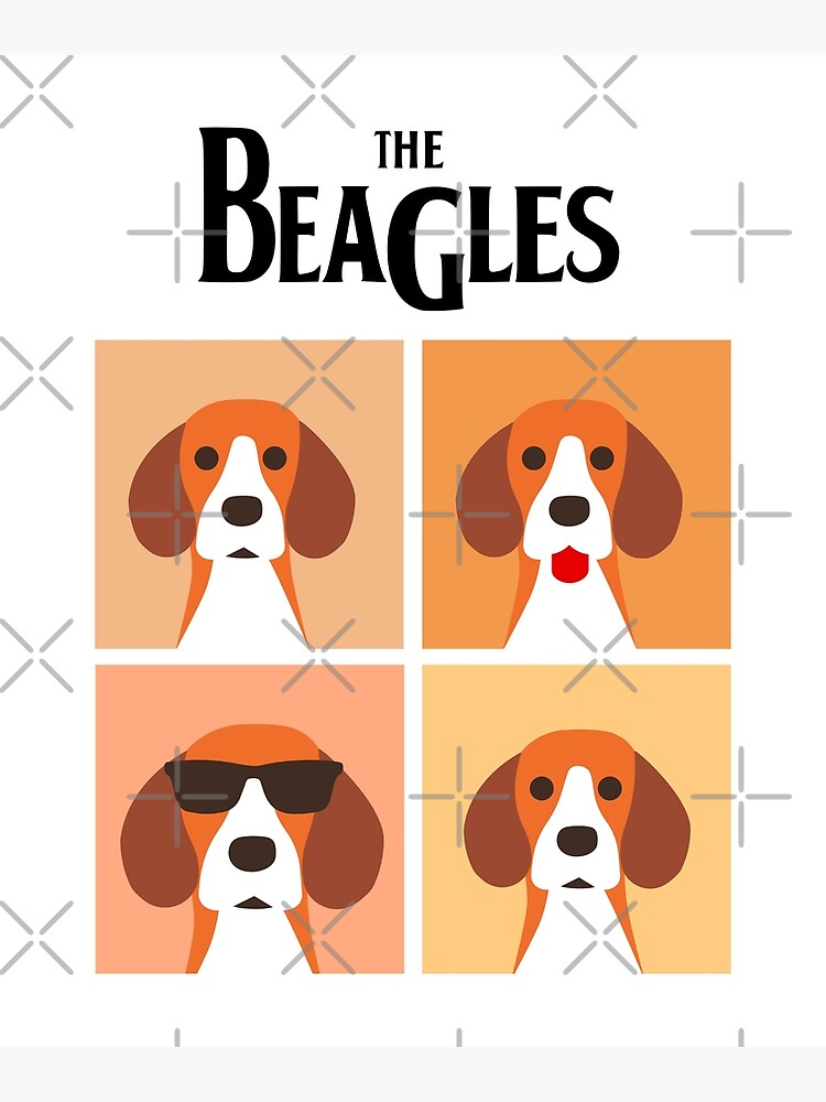 "the beagles" Poster by TanyaHayes | Redbubble