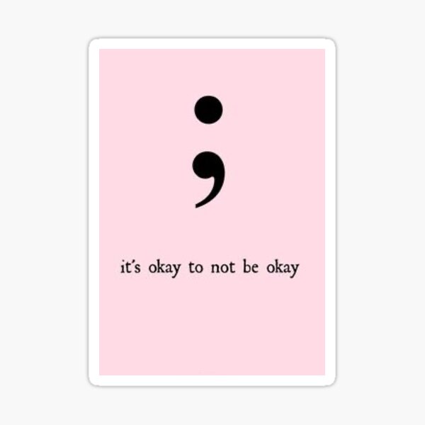 "Okay " Sticker by BreatheDesigns | Redbubble