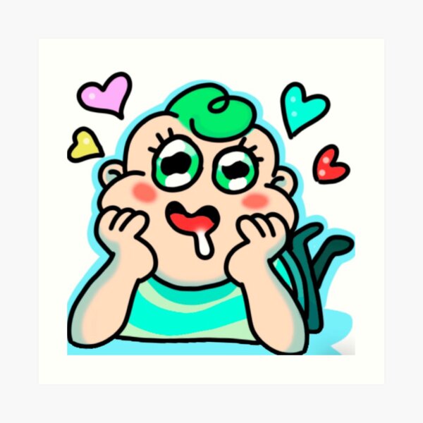 Drool Art Prints | Redbubble