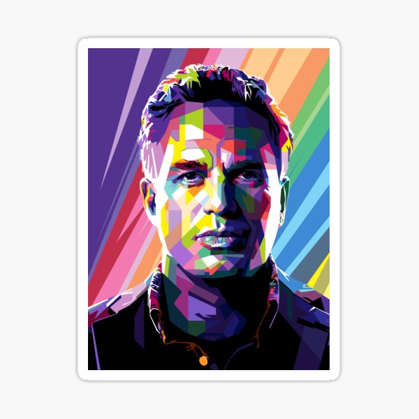 "Mark Ruffalo" Sticker for Sale by mztgr7 | Redbubble