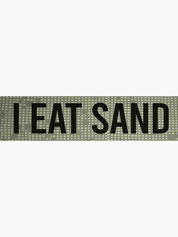 "I Eat Sand Desert Night Camo" Sticker for Sale by TheIllusiveTaco ...