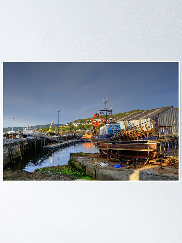 "Mallaig Boatyard, Mallaig, Scotland" Poster by AlbaPhotography | Redbubble