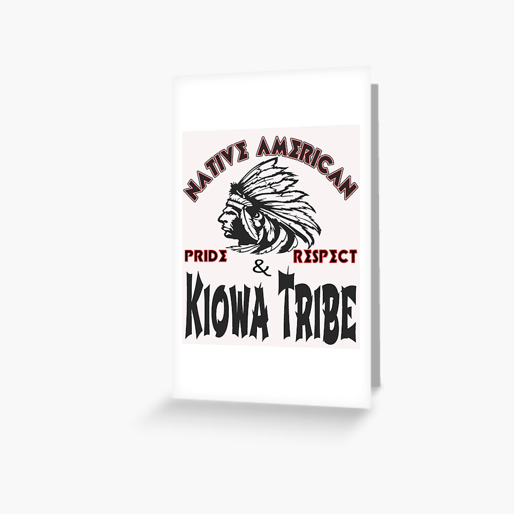 " Native American - Kiowa Tribe " Greeting Card for Sale by yourmix ...