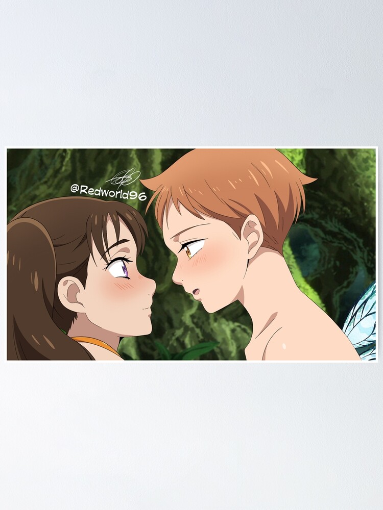 "King and Diane, Nanatsu no Taizai" Poster by Redworld96 | Redbubble