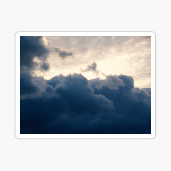 "Aesthetic soft clouds " Sticker for Sale by mommottix | Redbubble
