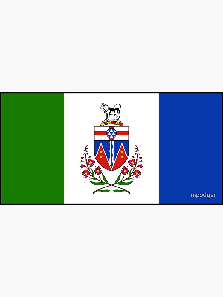 "Yukon Flag Gifts, Stickers, Masks & Products" Sticker for Sale by ...