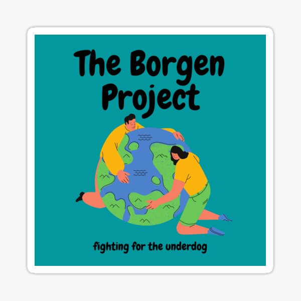 Borgen Project Sticker Sticker By Gharlan Redbubble