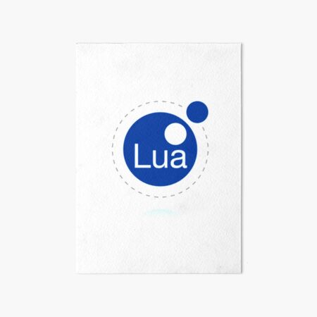 "Lua Scripting Logo" Art Board Print by RicherBod | Redbubble