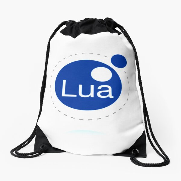 "Lua Scripting Logo" Drawstring Bag for Sale by RicherBod | Redbubble