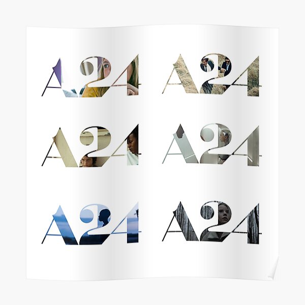 "A24 Logo Pack - V2" Poster by Bieleckia | Redbubble