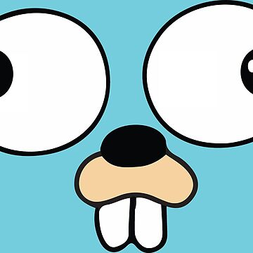 "Go Lang Gopher Face only - Halloween Costume" Essential T-Shirt for ...