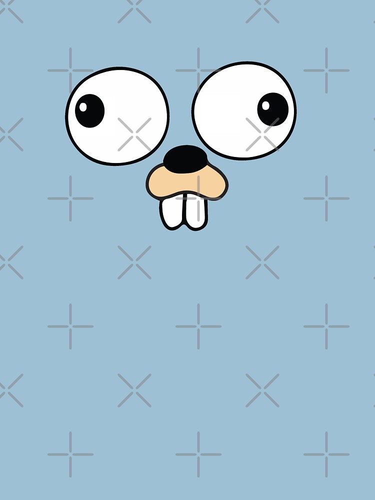 "Go Lang Gopher Face only - Halloween Costume" Essential T-Shirt for ...