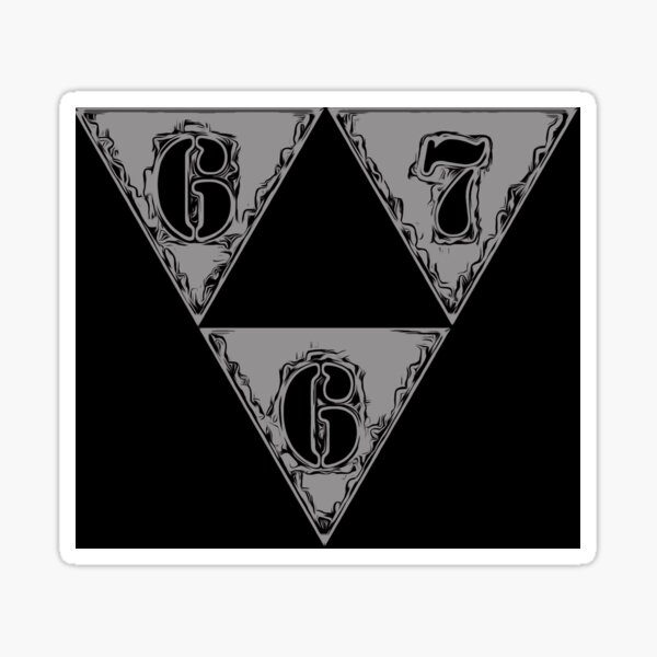 "667 stylized logo" Sticker by BaptouOnPaint | Redbubble